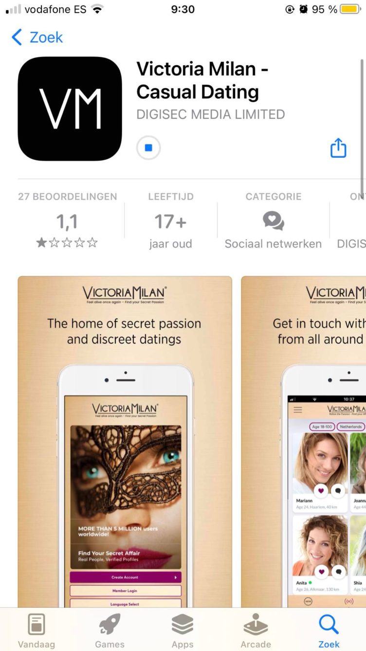 Victoria Milan app review 2025: Is dit een goede dating app?